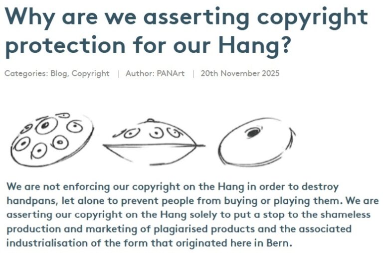 An international group of Handpan Builders and Merchants (HCU) vs ...